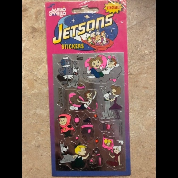 Office | Vintage Mello Smello Jetsons Metallic Stickers New Rare | Poshmark